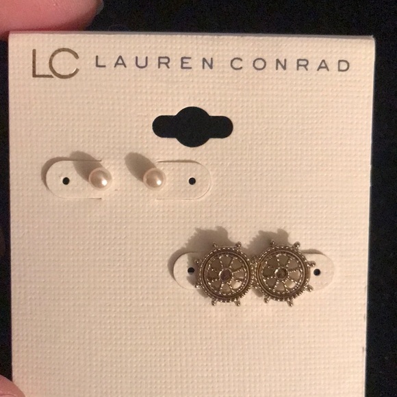 LC Lauren Conrad | Jewelry | Lc Lauren Conrad 2pr Earrings | Poshmark